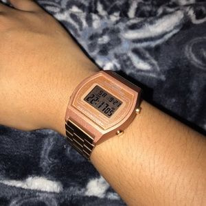 Casio | Accessories | Casio Vintage Rose Gold Digital Watch | Poshmark